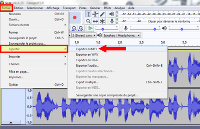 Prise en main du logiciel Audacity